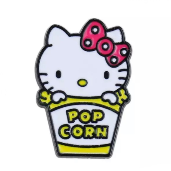 Hello Kitty | Jewelry | Hello Kitty Pop Corn Pin Broochnwt | Poshmark